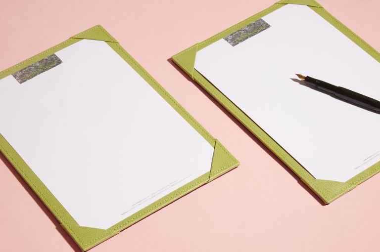 Limewood Conference Pad - Made in Leather